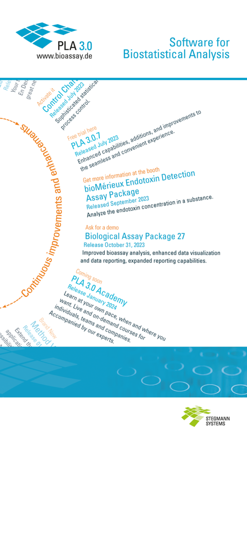 PLA 3.0 – Software for Biostatistical Analysis: PLA 3.0 - Virtual Booth ...